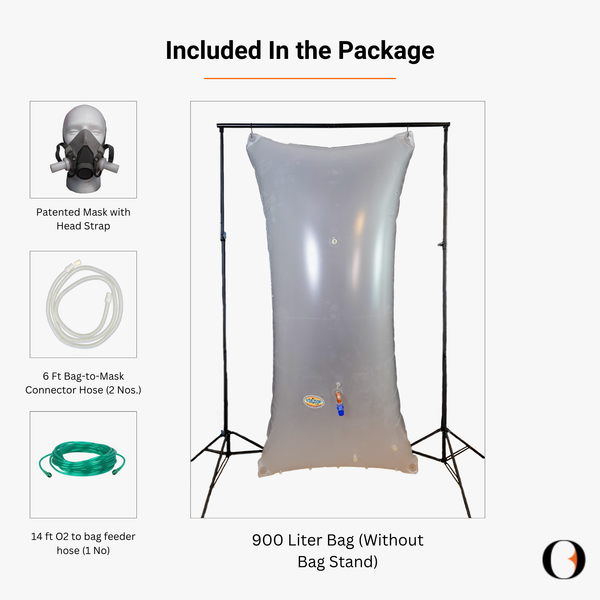 Buy EWOT Reservoir Bag - 900 Liter Bag with Mask and Accessories ...
